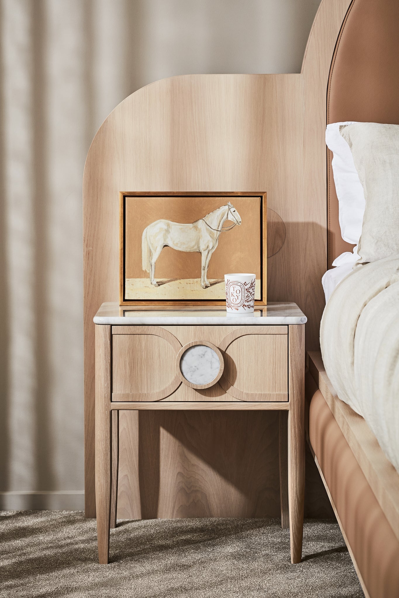 Victoria Marble Nightstand – Zuster Furniture USA